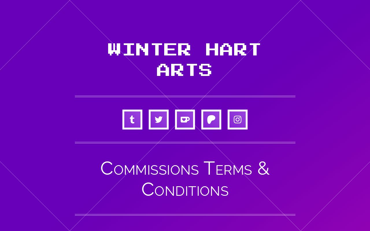 Winter Hart Arts - Commissions Terms